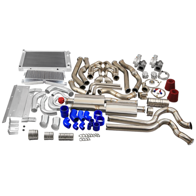 CXRacing Twin Turbo Kit For 68-72 Chevrolet Chevelle with Small Block ...