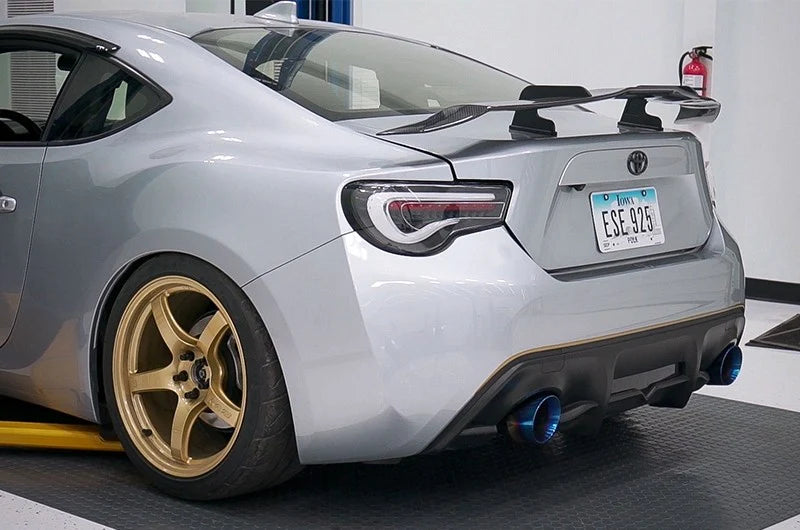 OLM DL Style Carbon Fiber Gooseneck Spoiler - 2013-2016 Scion FR-S / 2 ...