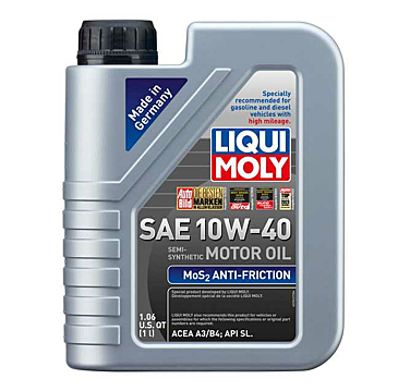 LIQUI MOLY 5L MoS2 Anti-Friction Motor Oil 10W40 ( 4 Pack ) – GUMOTORSPORT
