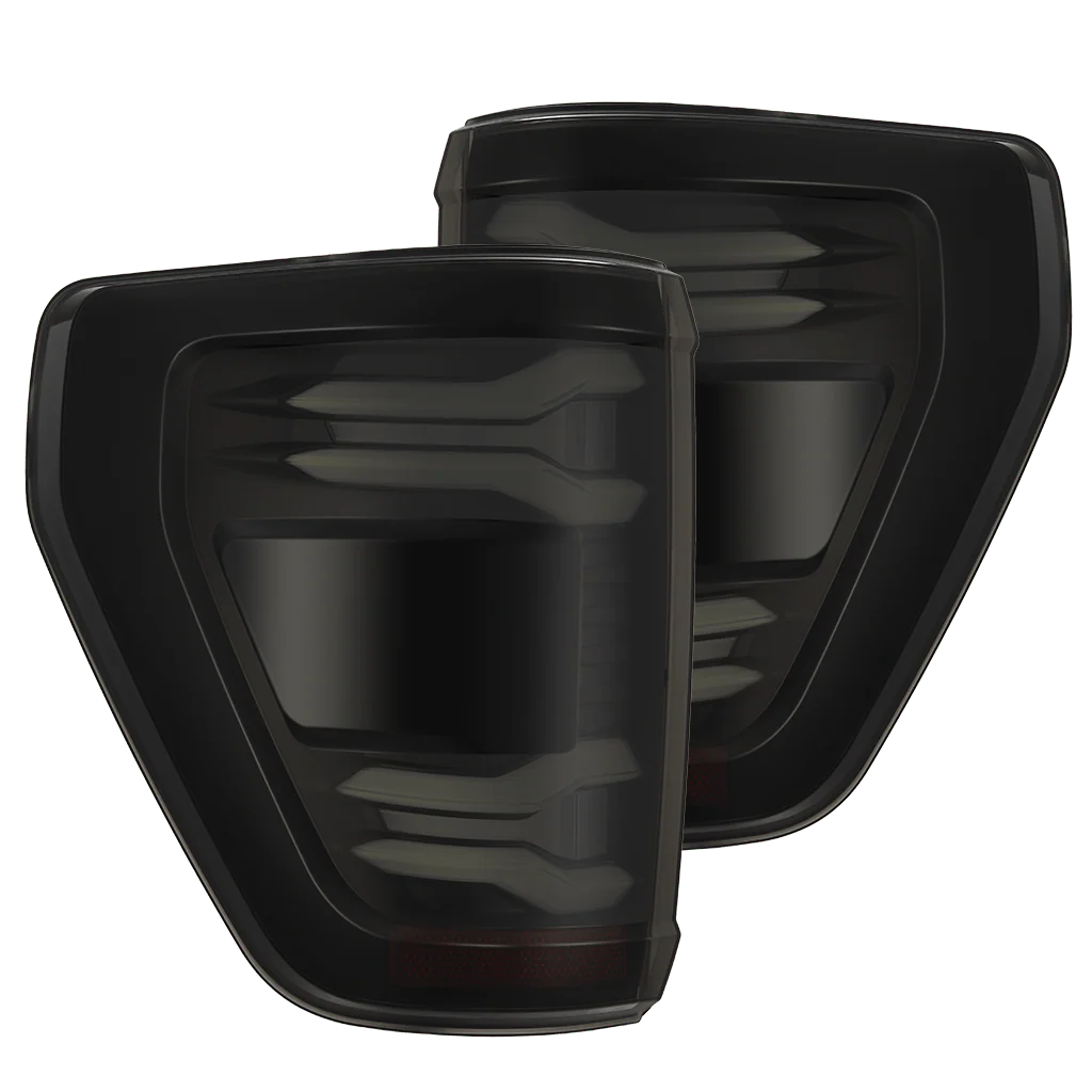 AlphaRex 2021 - 2023 Ford F-150 LUXX LED Taillights - Black w/ BLIS – GUMOTORSPORT