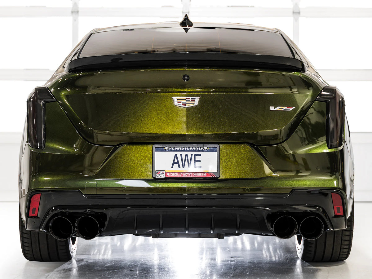 AWE Tuning 2021+ Cadillac CT4-V Blackwing SwitchPath Exhaust - Diamond ...