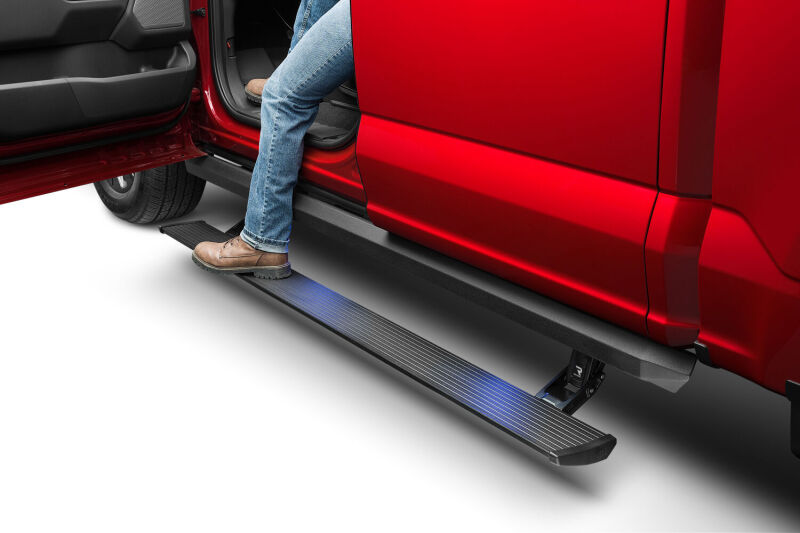 AMP Research 2024 + Toyota Tacoma Double Cab PowerStep XL - Black ...