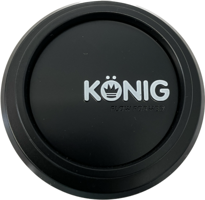 Konig Flow Formed Pop-in Center Cap - Heliogram/Neoform/Ultragram Blac ...