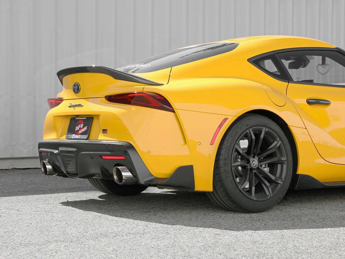 aFe POWER Takeda 2021+ Toyota Supra 2.0L (t) 2.5in-3in 304 SS CB Exhau ...
