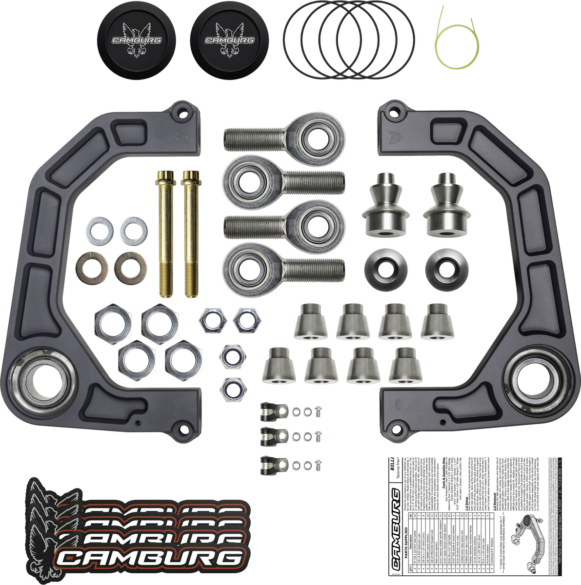 Camburg Toyota Tacoma 2005 - 2023 / 4-Runner 2003 - 2023 / FJ 2007 - 2 ...