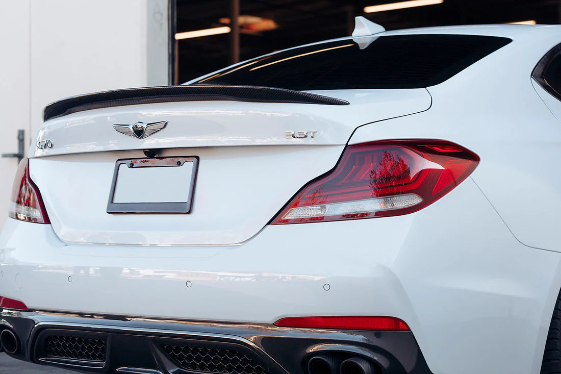 Ark Performance 2019-2021 Genesis G70 Carbon Fiber Rear Spoiler C-Styl ...