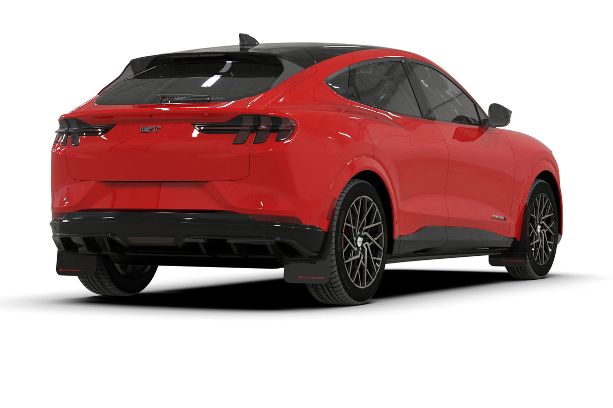 Rally Armor 2021 + Ford Mustang Mach-E Black UR Mud Flap w/ Red Logo ...