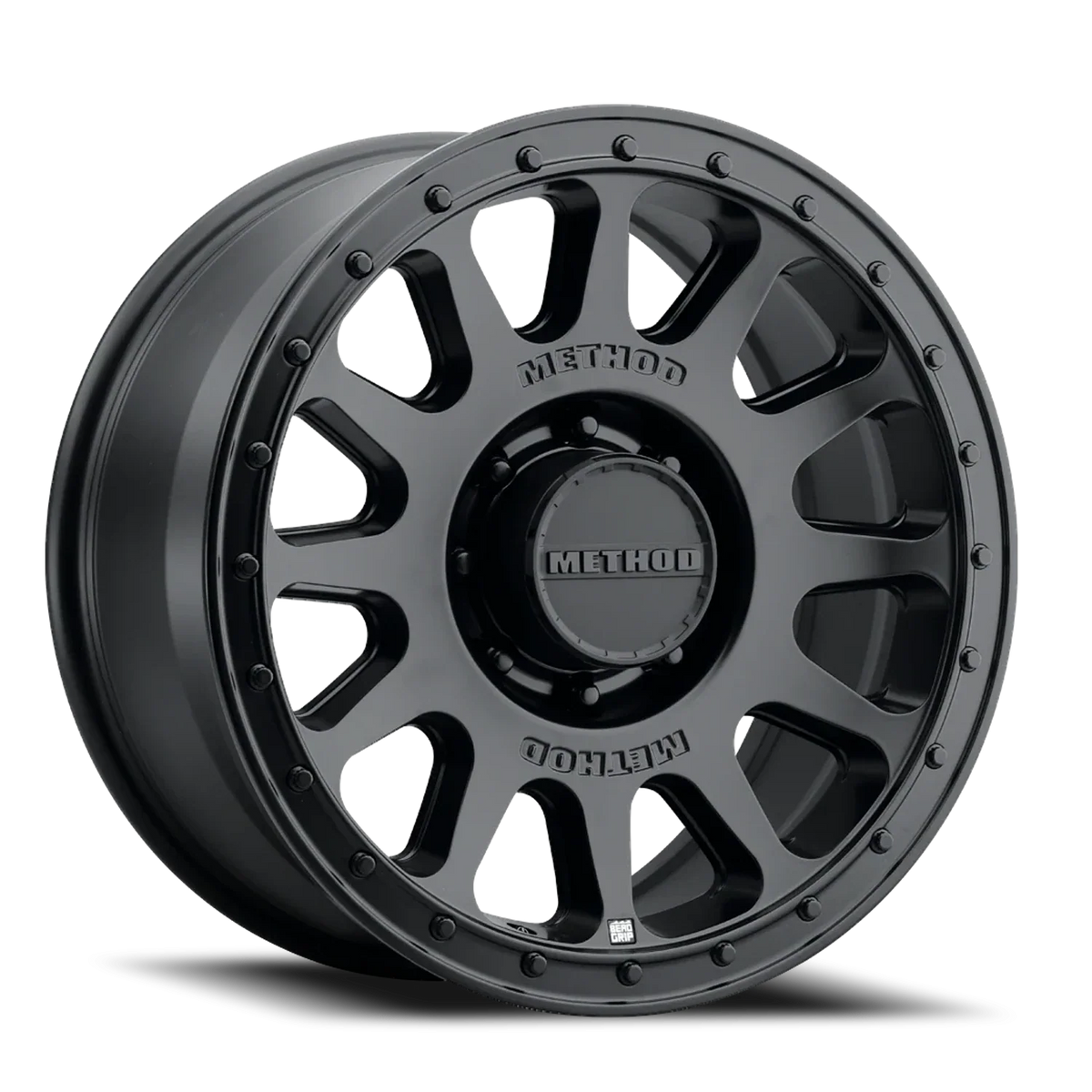 Method MR709 HD Bead Grip 18x 9in / ET12 / 8x170 BP / 125mm Bore - Bla ...