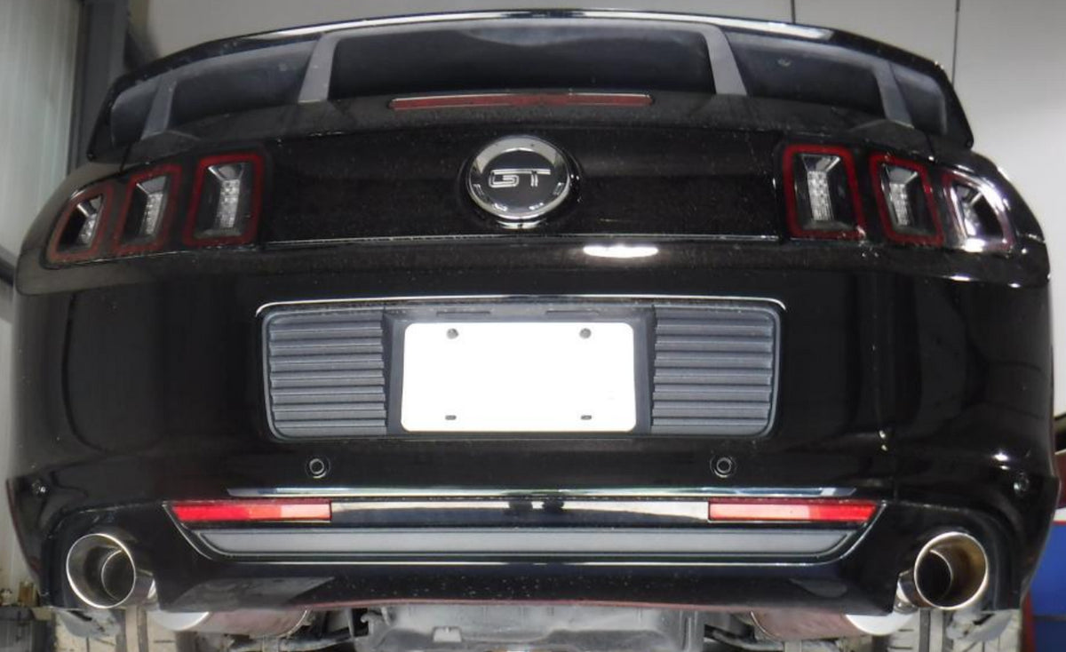 MBRP 3" Dual Muffler Axle Back, Split Rear, AL, Ford Mustang GT 5.0L 2 ...