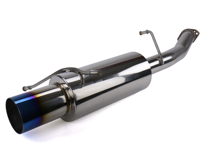 TurboXS Axleback Muffler 4.5in Blued Tip - 2002-2007 Subaru WRX / 2004 ...