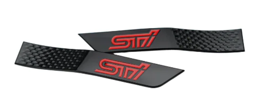 GCS STI Red Gloss Fender Emblems Subaru WRX / STI 2015-2021 | 15STIGBF ...