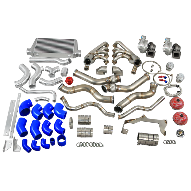 CXRacing Twin Turbo Kit For 67-69 Chevrolet Camaro with LS1 Engine Swa ...