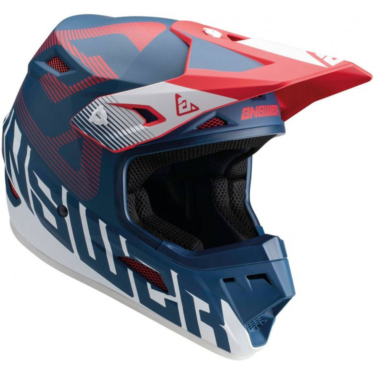 Answer AR1 V2 Bold Helmet Red/White/Blue Youth – GUMOTORSPORT