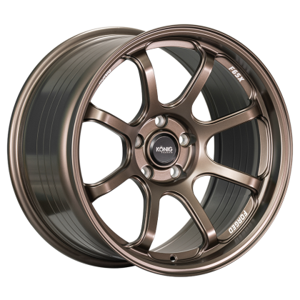 Konig Forged F6SX 18x9.5 5x120 ET44 Race Bronze Wheel (Knurled Bead ...