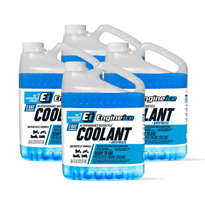 Engine Ice Hi-Performance Motorcycle Coolant + Antifreeze 1/2 Gal ( 4 ...