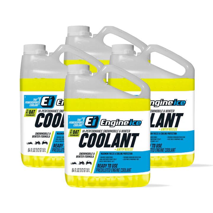 Engine Ice Hi-Performance Snowmobile Winter Coolant + Antifreeze 1/2 G ...