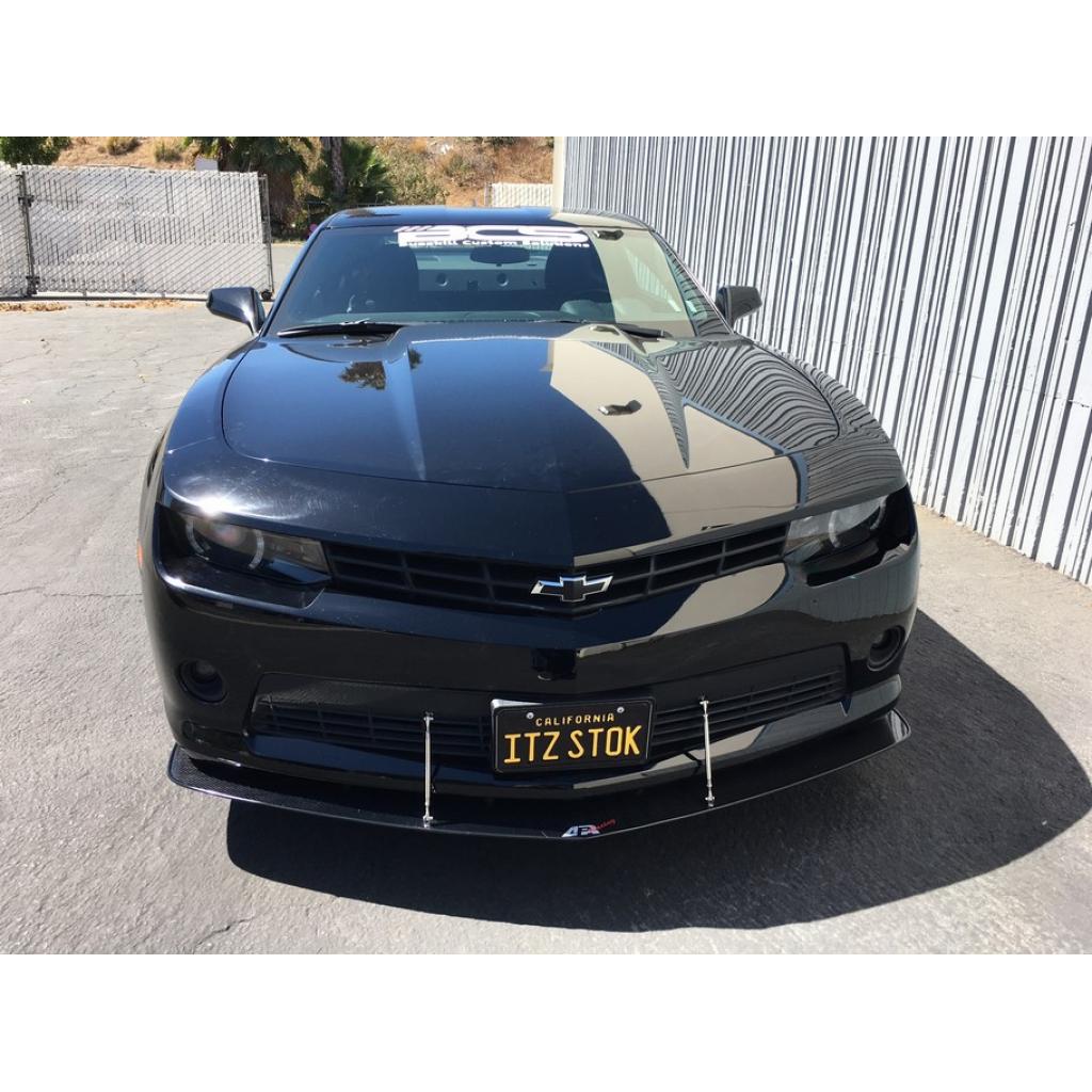 APR Chevrolet Camaro V6 Carbon Fiber Front Wind Splitter 2014 - 2015 ...