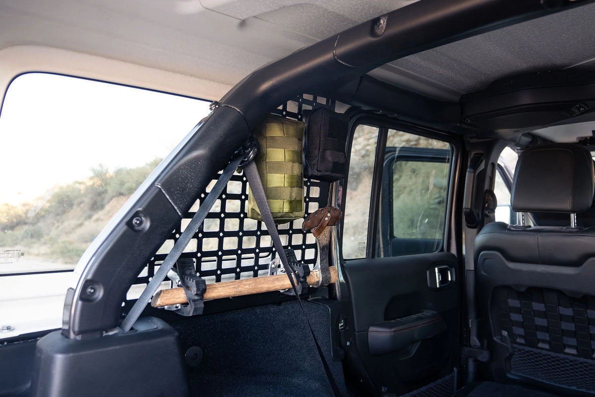 DV8 Offroad 2018+ Jeep Wrangler Rear Window Molle Panels – GUMOTORSPORT
