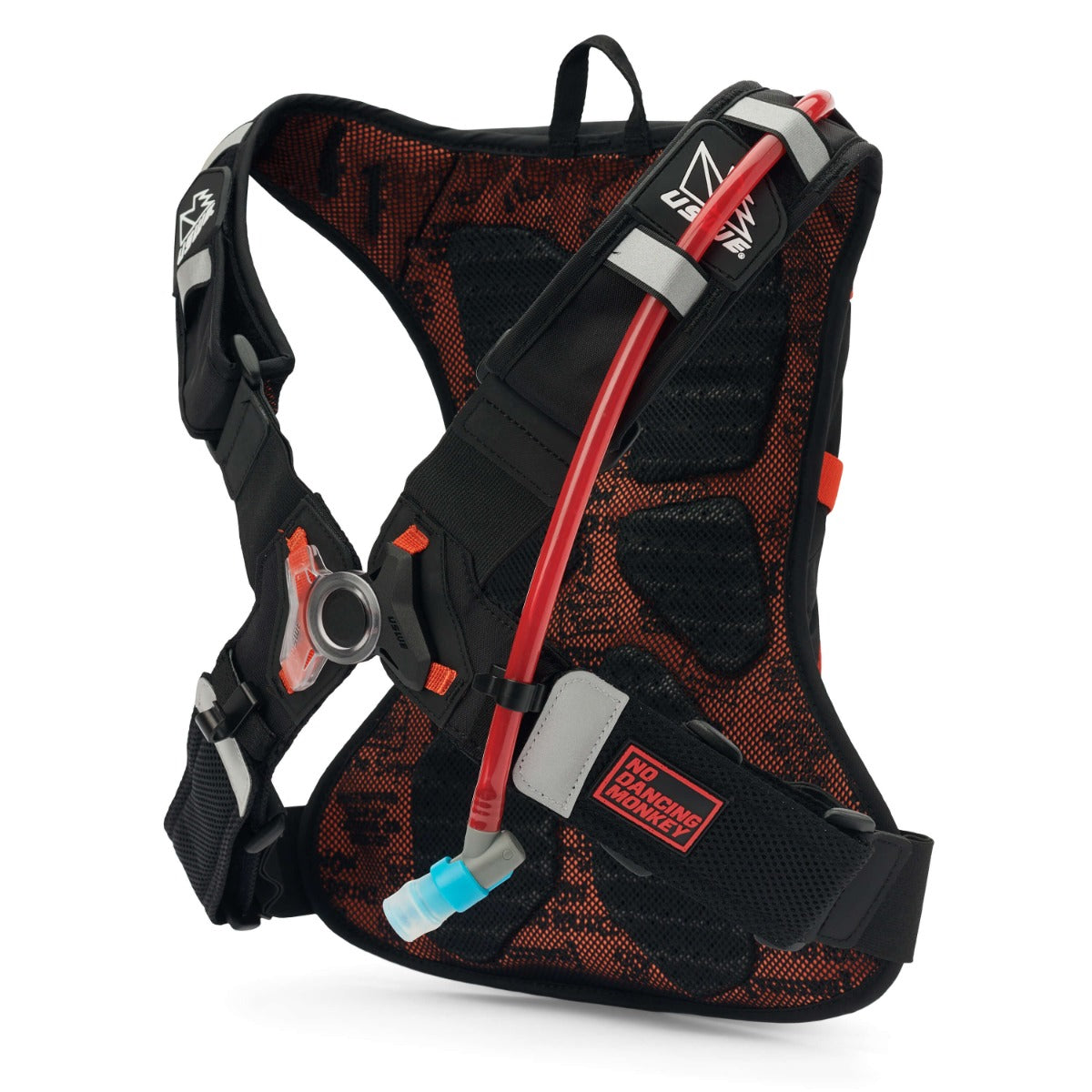 USWE Moto Hydro Hydration Pack 4L - Black/Factory Orange - Race Fit ...