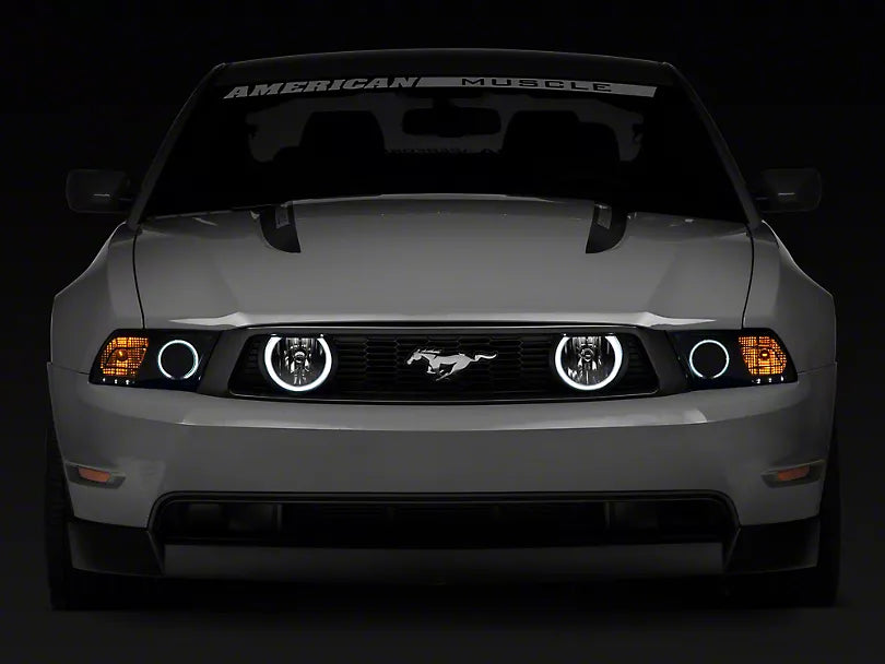 Raxiom 2005 - 2012 Ford Mustang GT LED Halo Fog Lights (Chrome ...