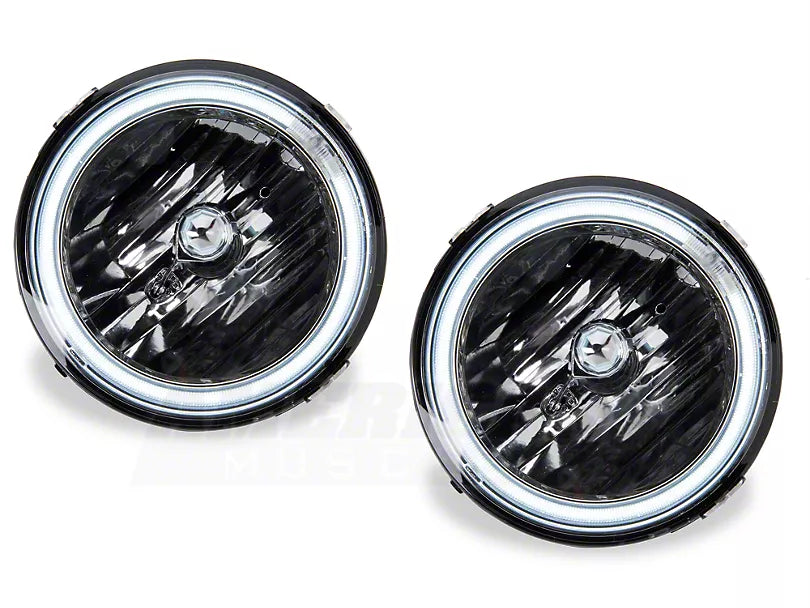 Raxiom 2005 - 2012 Ford Mustang GT LED Halo Fog Lights (Chrome ...