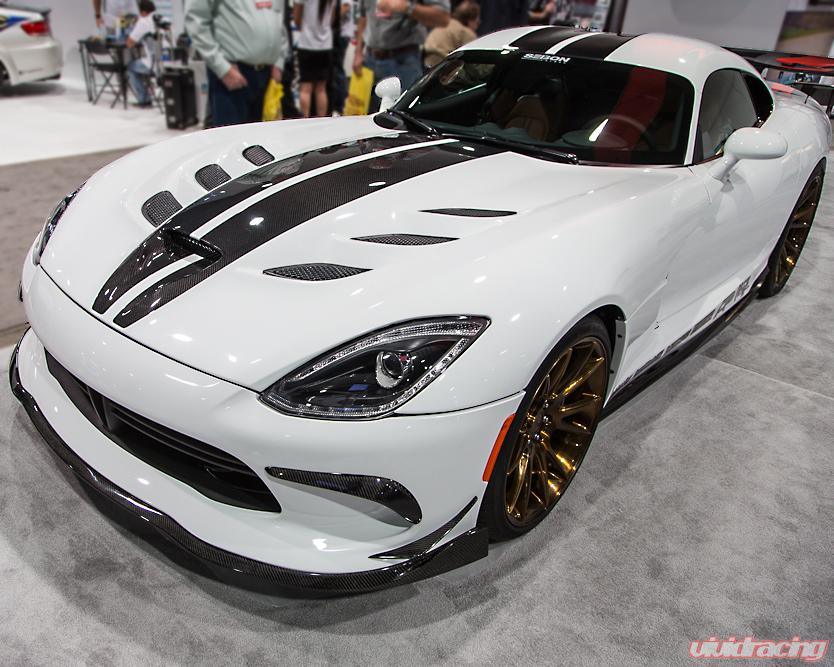 VR Aero Carbon Fiber Lower Front Bumper Canard Pair SRT Viper 2013-201 ...