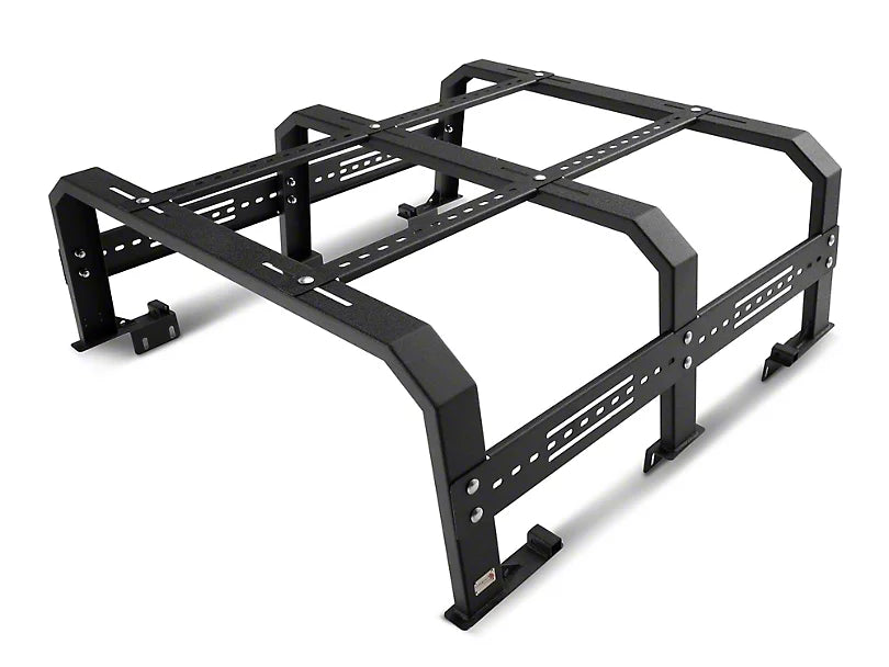 Fishbone Offroad 2020 + Jeep Gladiator Bed Rack Full Tackle Rack - Bla ...