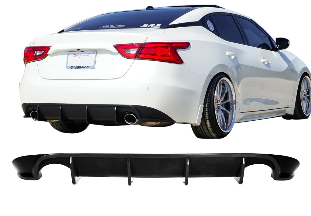 Stillen 2016-2018 Nissan Maxima Rear Diffuser [Matte Black] - KB12818M ...