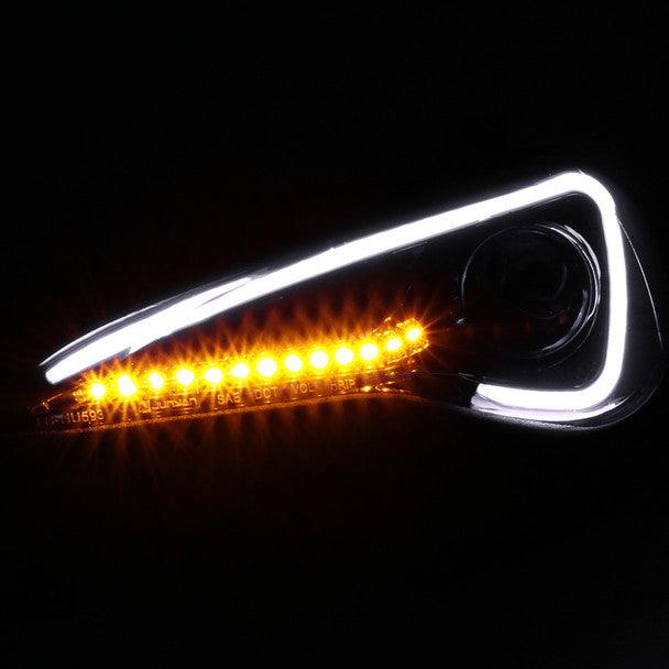 Spec-D Projector Headlights Glossy Black Smoked Lens - Scion FR-S 2013 ...