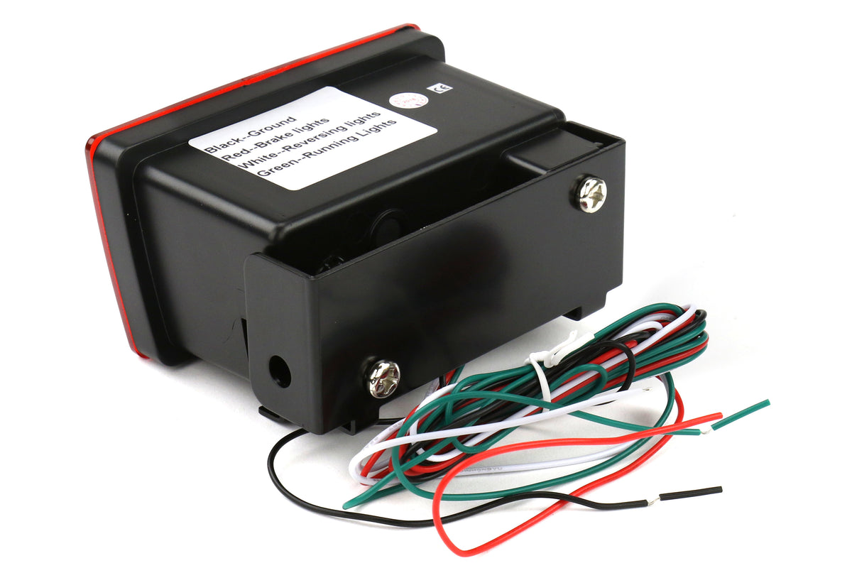GCS Rear Fog / Brake / Reverse Light Red Lens & OLM PnP Harness Kit ...