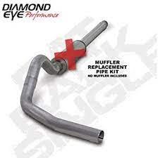 Diamond Eye KIT 4in / 5in Catback Muffler Replacement Pipe AL: 94-97 F ...