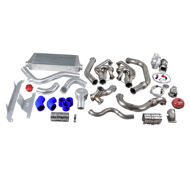 CXracing Turbo + Intercooler Kit FOR 1974 - 1981 Chevrolet Camaro Smal ...