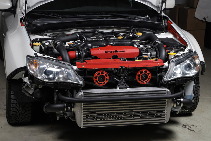GrimmSpeed 2008-2014 Subaru WRX Front Mount Intercooler Kit Raw Core ...