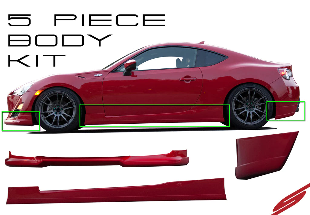 Stillen 2013-2015 Scion FR-S (5-Piece) Lower Body Kit - KB21022L ...