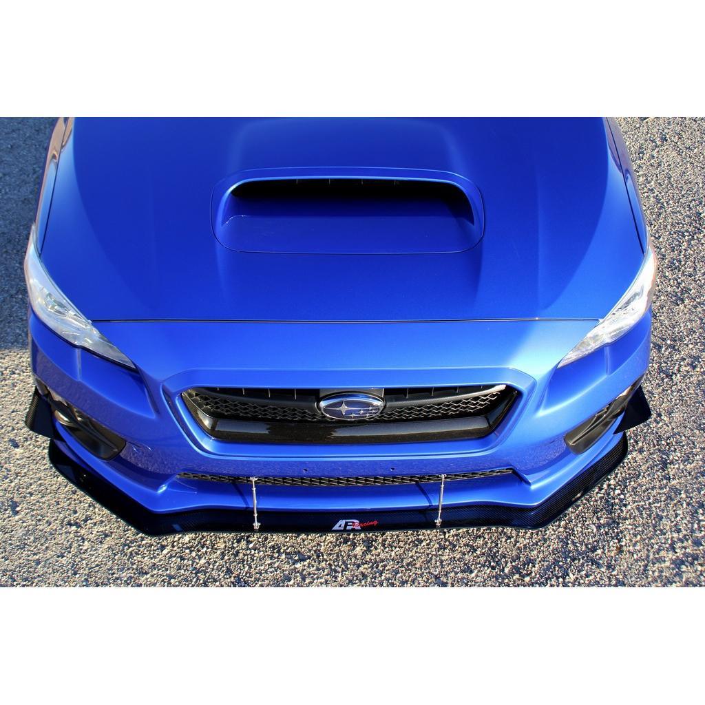 APR Carbon Fiber Front Wind Splitter with stock bumper - Subaru STI 20 ...