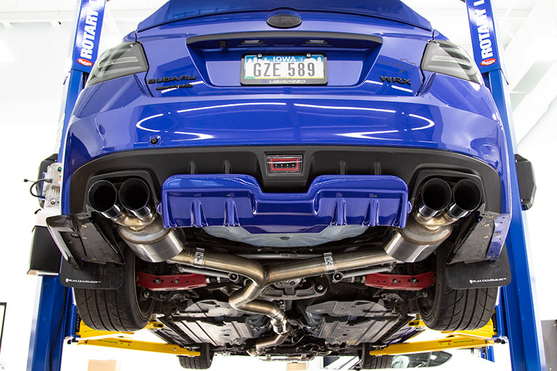 OLM A1 Style Paint Matched Rear Diffuser (World Rally Blue) - 15+ WRX ...