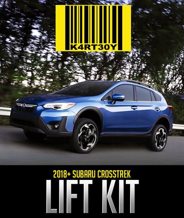 KartBoy 1.5 Inch Lift Kit - Subaru Models (inc. Crosstrek 2018+ / 2019 ...