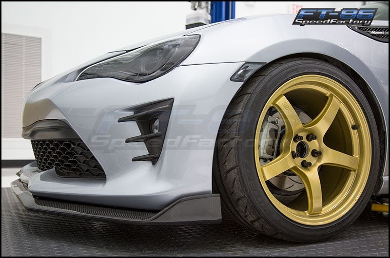 Carbon Reproductions TM Style Carbon Fiber Front Lip - Toyota 86 2017 ...