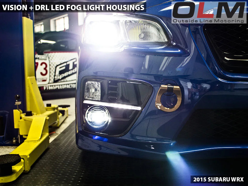 OLM Nighthawk DRL LED Fog Lights - Subaru Models (inc. 2015-2019 WRX ...